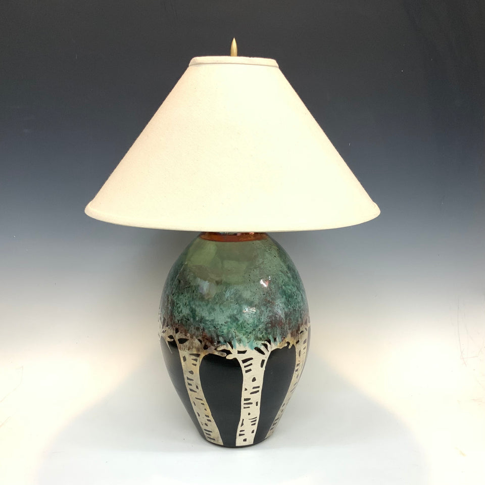 Blue Spruce Pottery - Handmade Stoneware, Dinnerware, Lamps and Raku