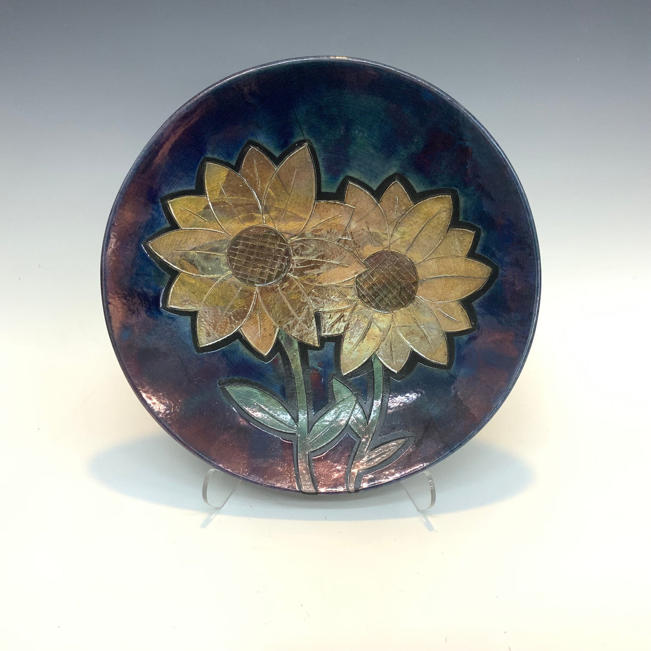 Raku wall plates