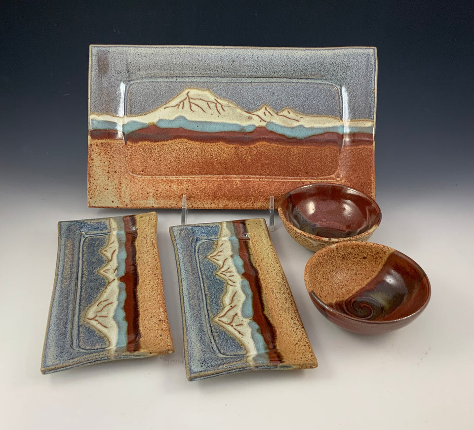 Blue Spruce Pottery - Handmade Stoneware, Dinnerware, Lamps and Raku